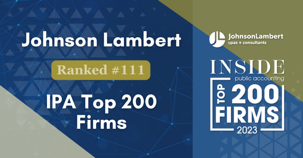 Firm News | Johnson Lambert LLP
