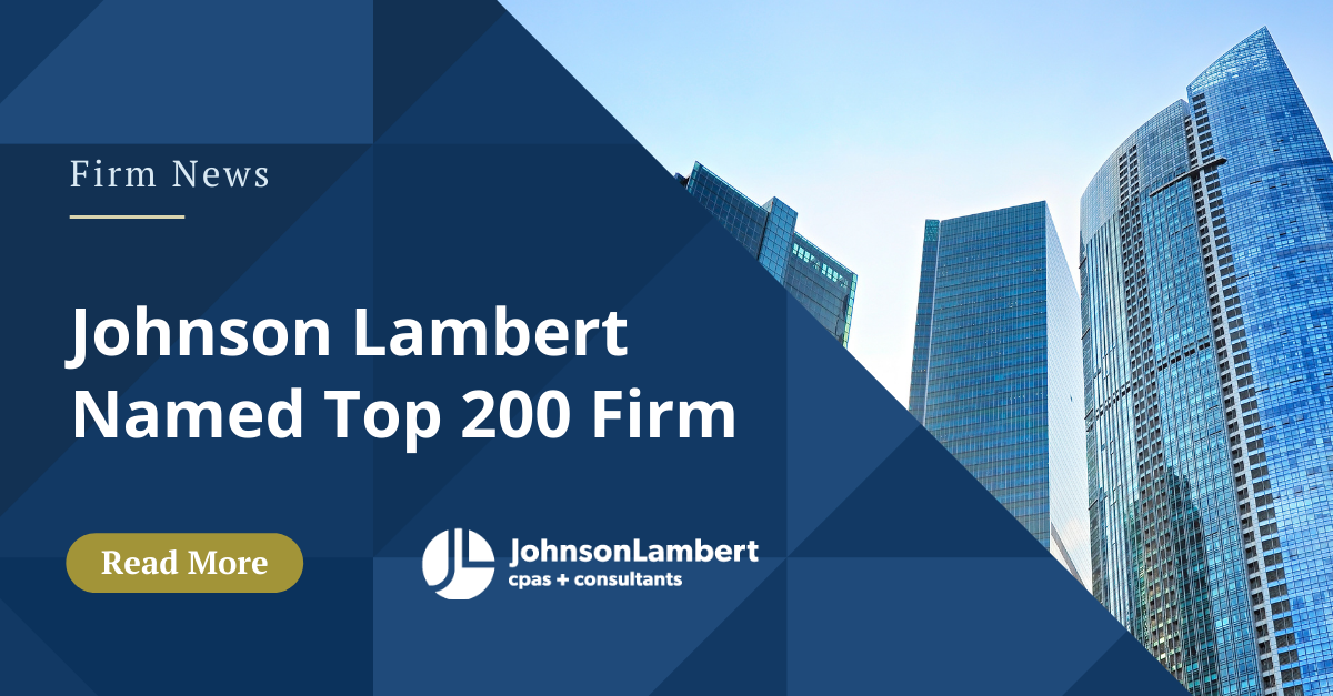 Johnson Lambert Named Top 200 Firm | Johnson Lambert