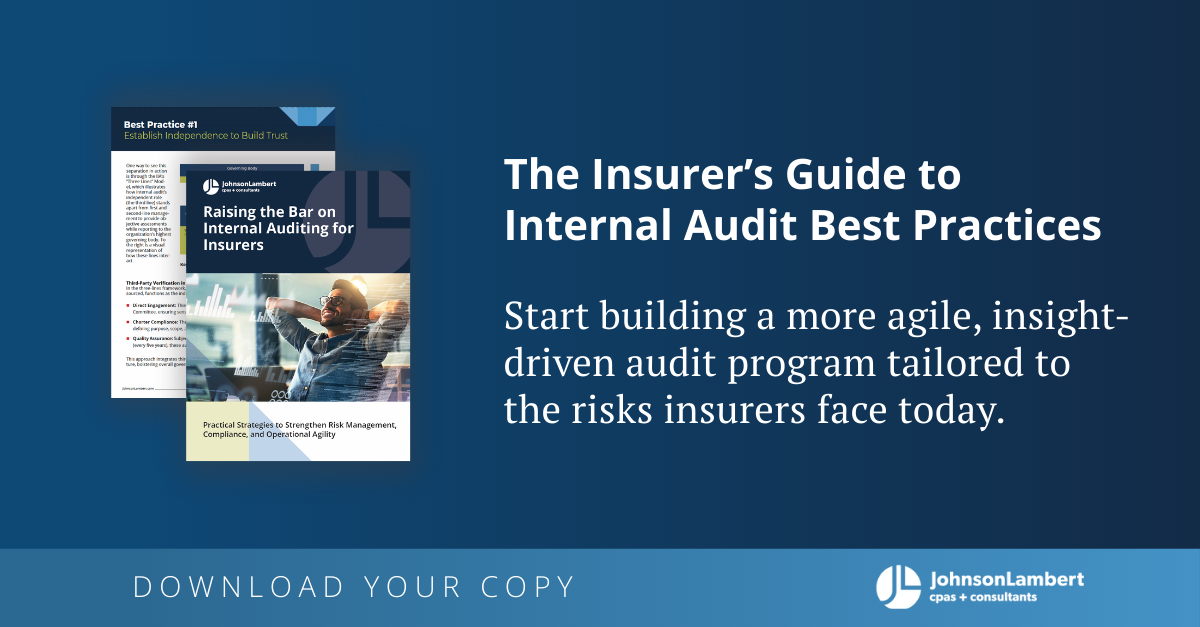 Internal Audit Best Practices Guide for Insurance Companies | Johnson ...